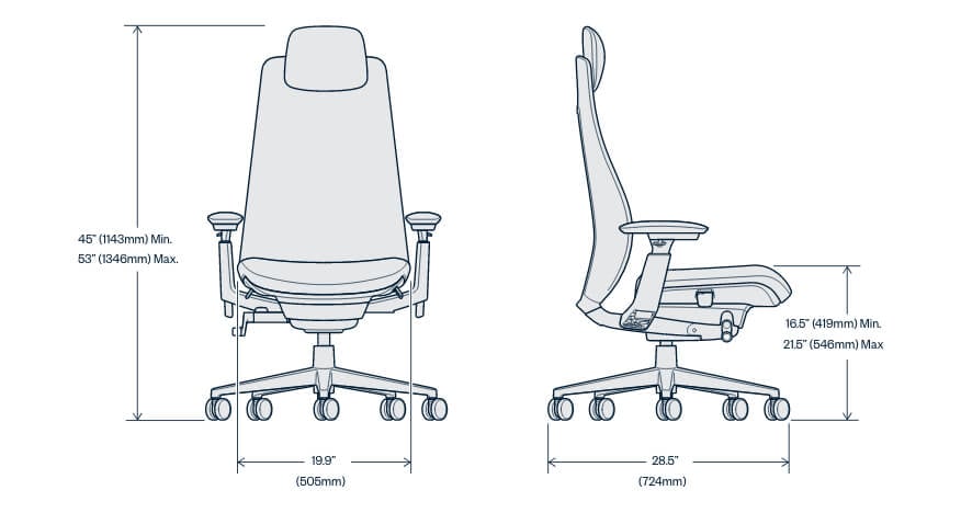Fern Executive Office Chair – Haworth Store - International